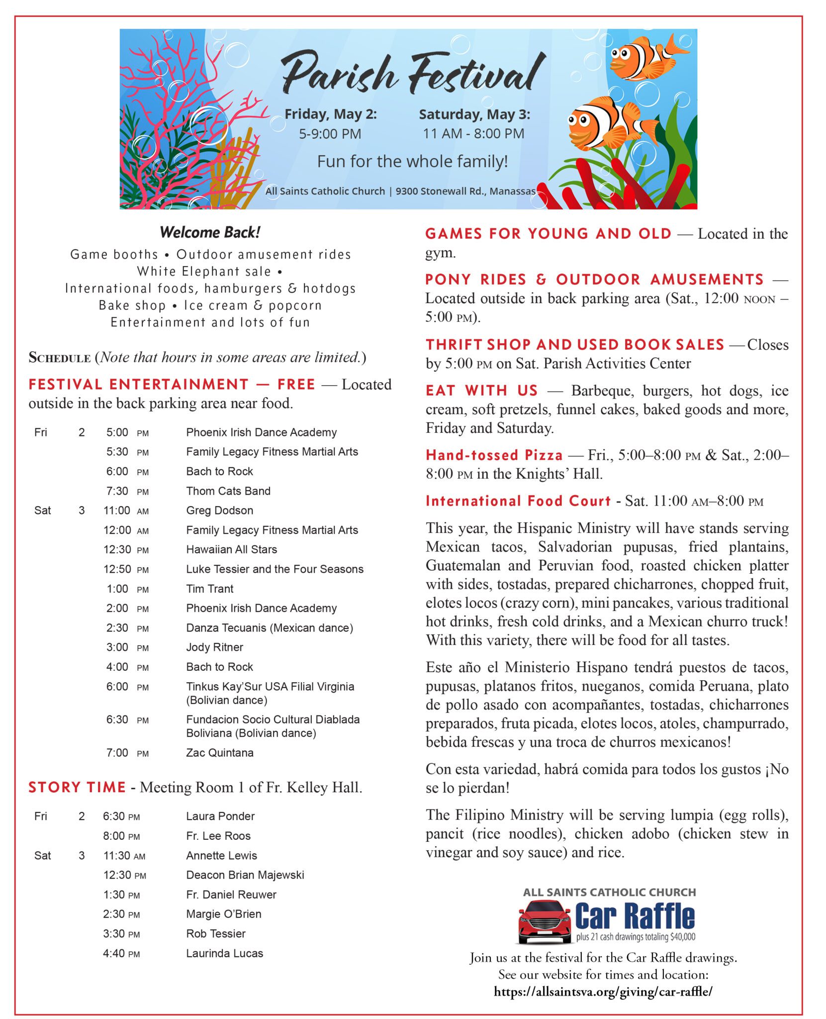 Parish Festival - All Saints Catholic Church